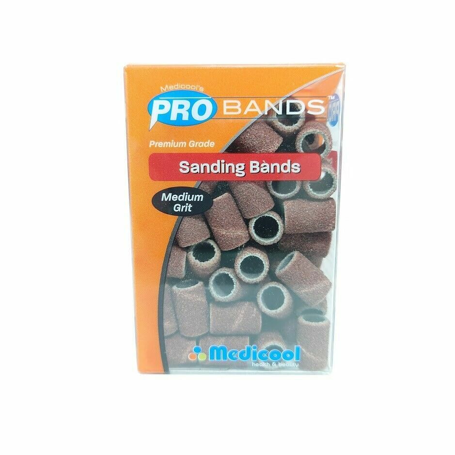 Medicool Pro Bands Acrylic/ Gel Sanding Band [Fine/Medium/Coarse] R/W ...