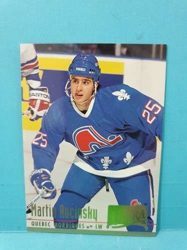 Martin Rucinsky🏆1994-5 Fleer Ultra #179 NORDIQUE NHL Hockey Card🏆FREE ...