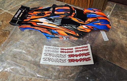 Traxxas 6717T Rustler 4x4 VXL Painted Body Shell w/ Clipless Body Mount ...