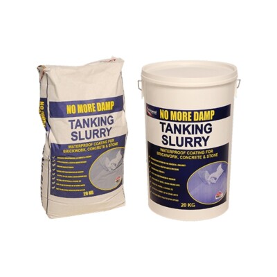 Wykamol Tanking Slurry 20kg | BBA Basement Waterproof Damp Proof Slurry ...