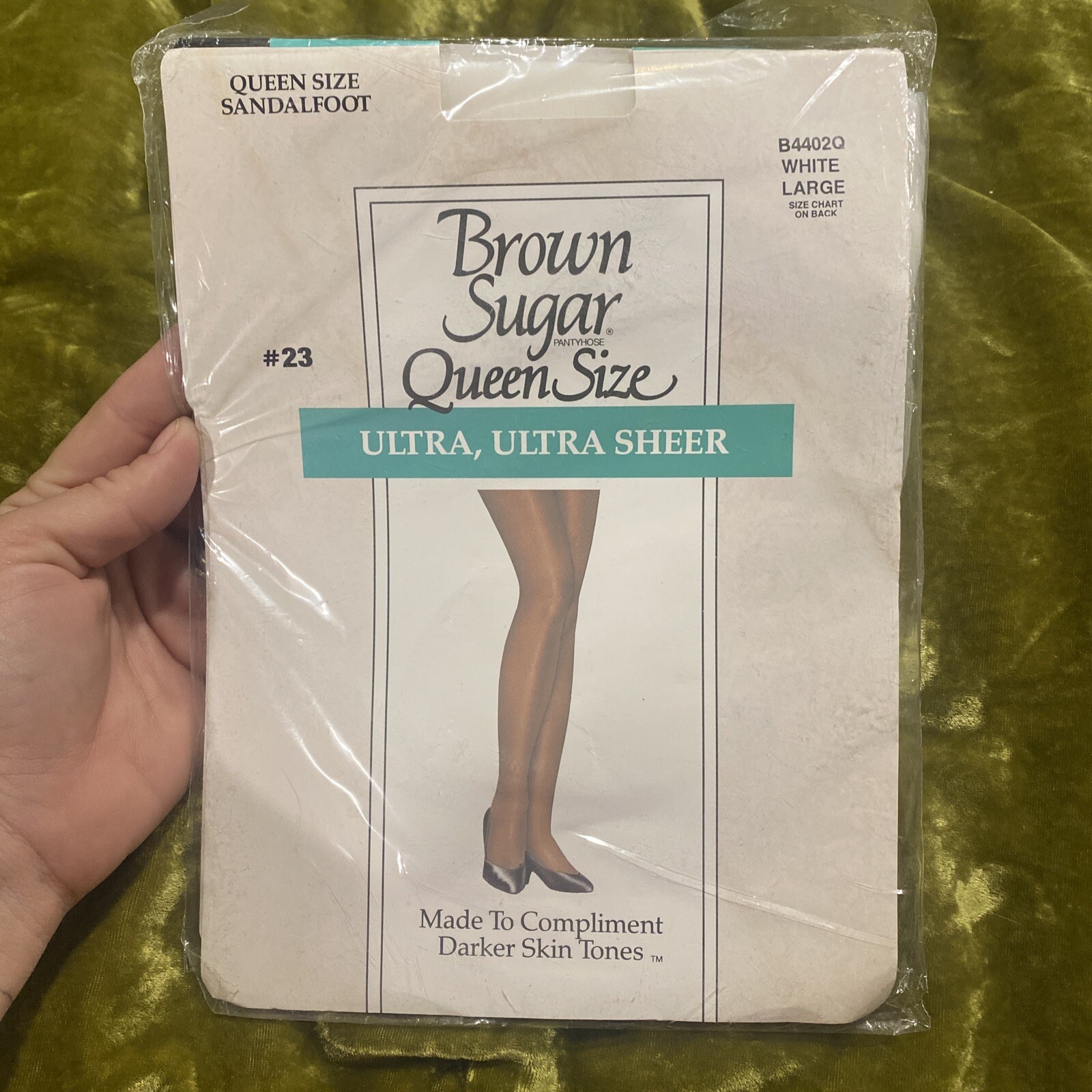 Vintage 2001 L'eggs BROWN SUGAR Queen Size Pantyhose … - Gem