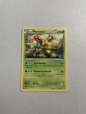 Pokemon TCG 2012 Dragons Exalted Trading Card -- Maractus 16/124 | eBay