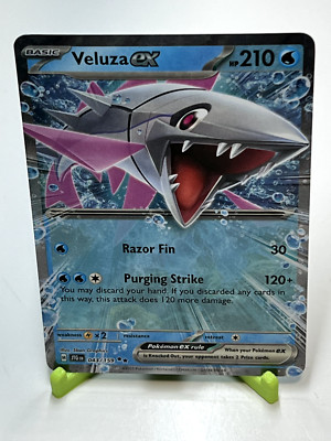 Pokemon Veluza EX 043/159 Journey Together Holo Double Star Rare NM ...