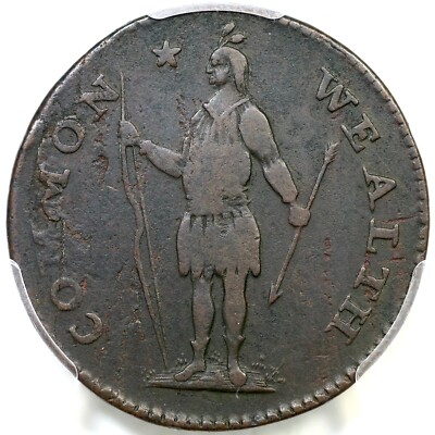 1788 9-m R-6 PCGS VF 25 Period Massachusetts Cent Colonial Copper | eBay
