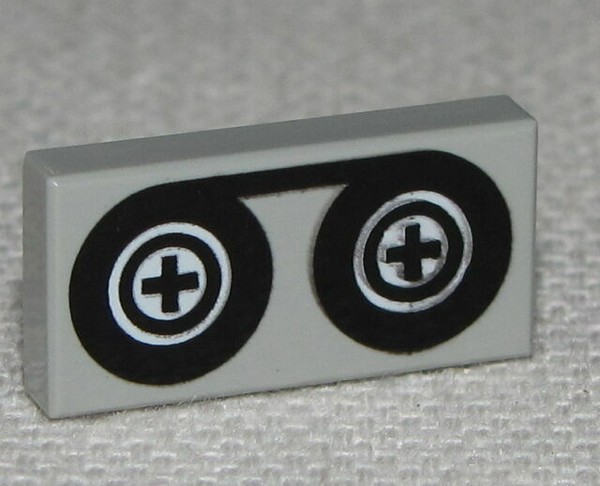 LEGO Cassette Tape Recorder 1 X 2 Tiles Smooth Minifigure Piece for ...