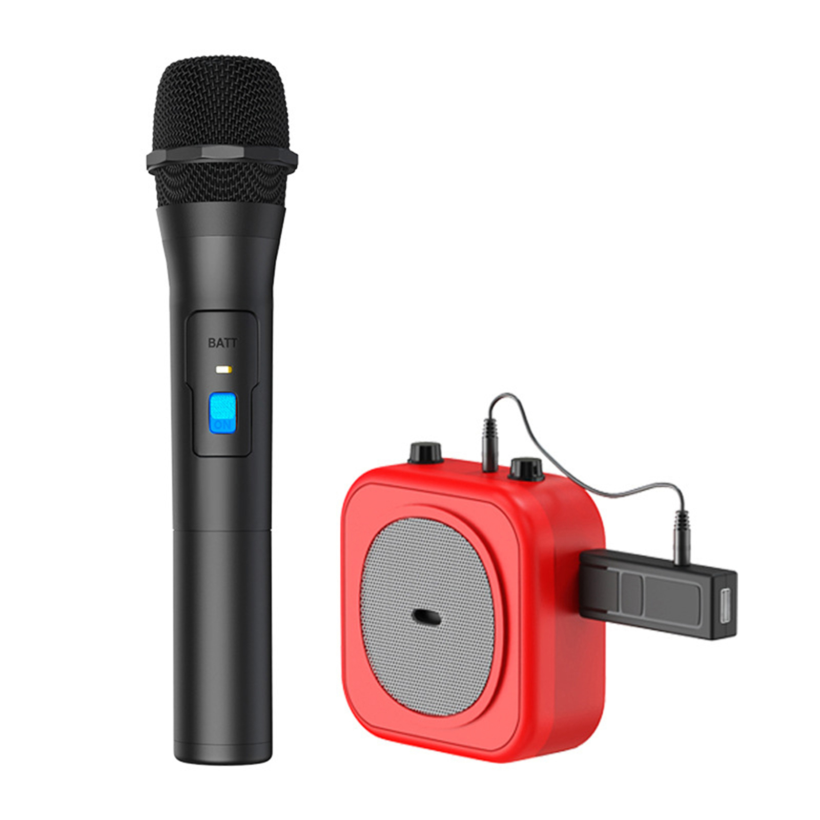 1 Set Handheld Microphone 50 Meters Long Distance Transmission Giving ...