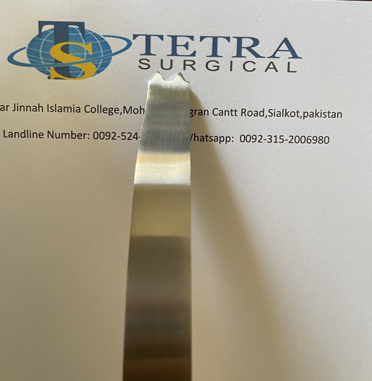 Thin Glenoid Retractor, Narrow, 10.5”, Tip 1/2” (13 mm) wide Stainless ...