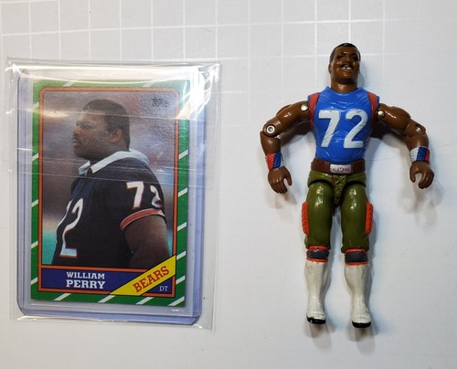 Hasbro G.I. Joe William Perry The Fridge Action Figure 1987 With Card ...