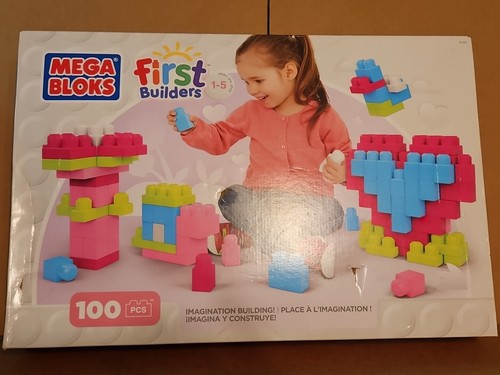 Mega Bloks First Builders Imagination Building - GIRLS SET 100 pcs NEW ...