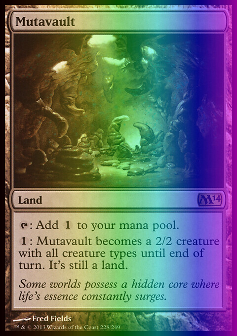 MTG Magic the Gathering Mutavault (228/262) Magic 2014 NM FOIL | eBay