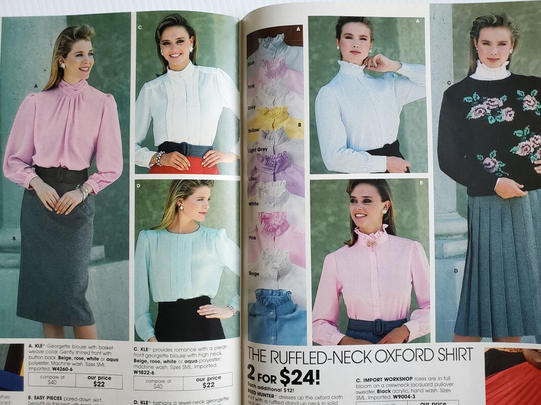 1986 Chadwick's of Boston catalog ELLE MacPherson Nancy DeWeir Martha ...