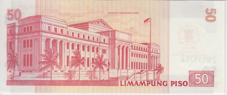Philippines Banknote P.211A 50 Piso 2012 Comm. Asean UNC WE COMBINE ...