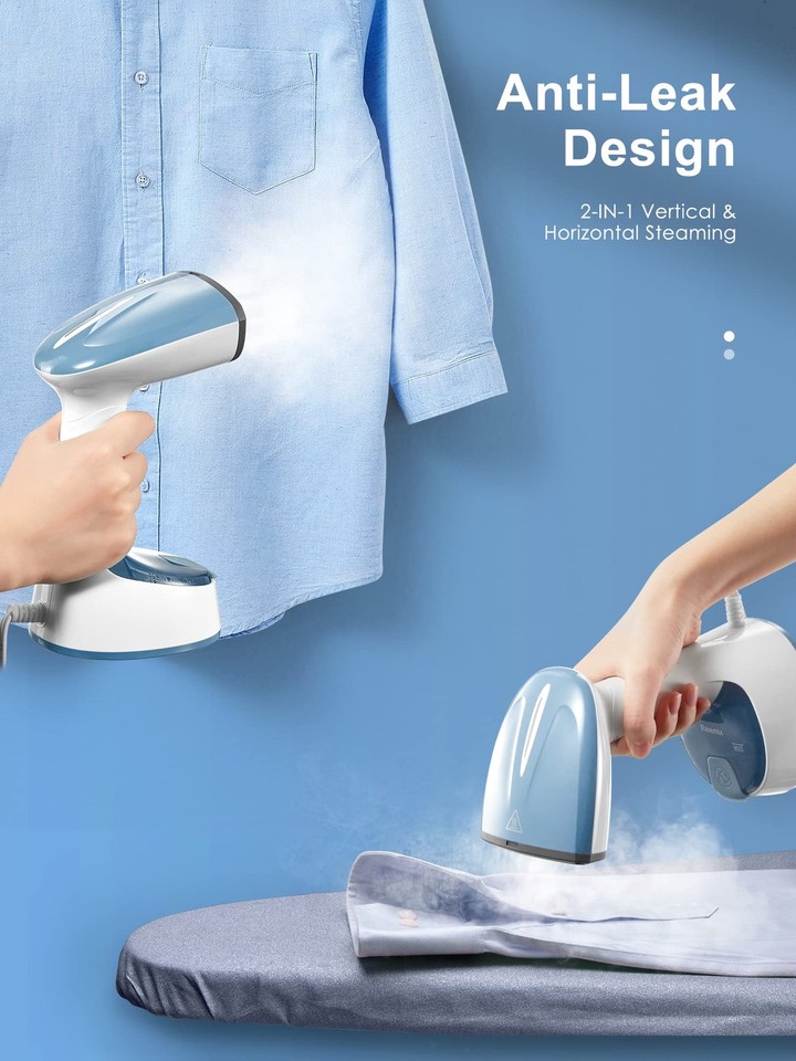 Steamer for Clothes, 1200W Foldable Clothes Steamer, Handheld Garment ...