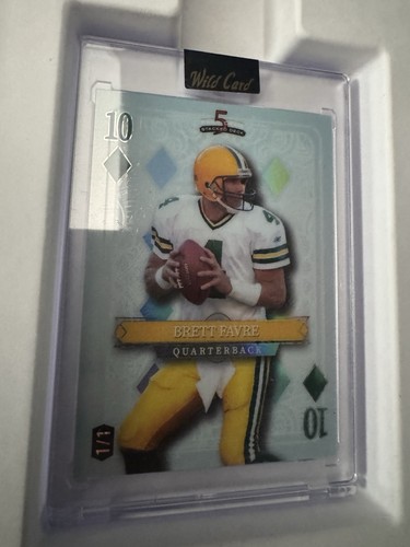 Wild Card 5 Card Draw Stacked Deck Brett Favre 1/1 | eBay