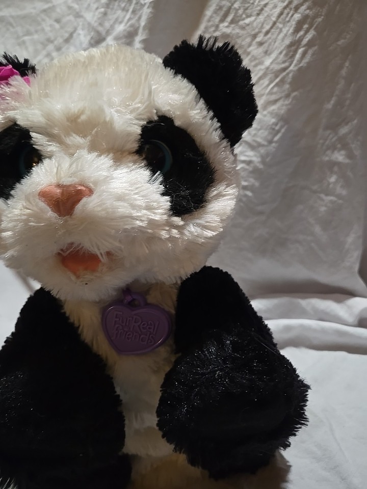 FurReal Friends Pom Pom My Baby Panda Bear Plush Interactive Hasbro 12 ...