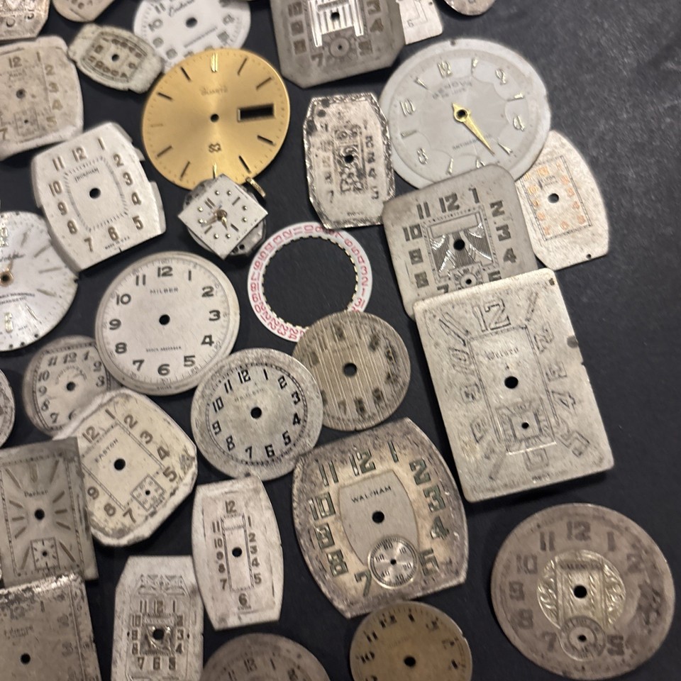 Lot Of 100 Plus Vintage-Antique Watch Dials For Parts Repair ...
