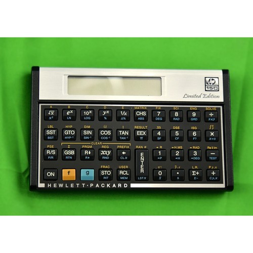 hp 15c Limited Edition scientific calculator by Hewlett Packard | eBay