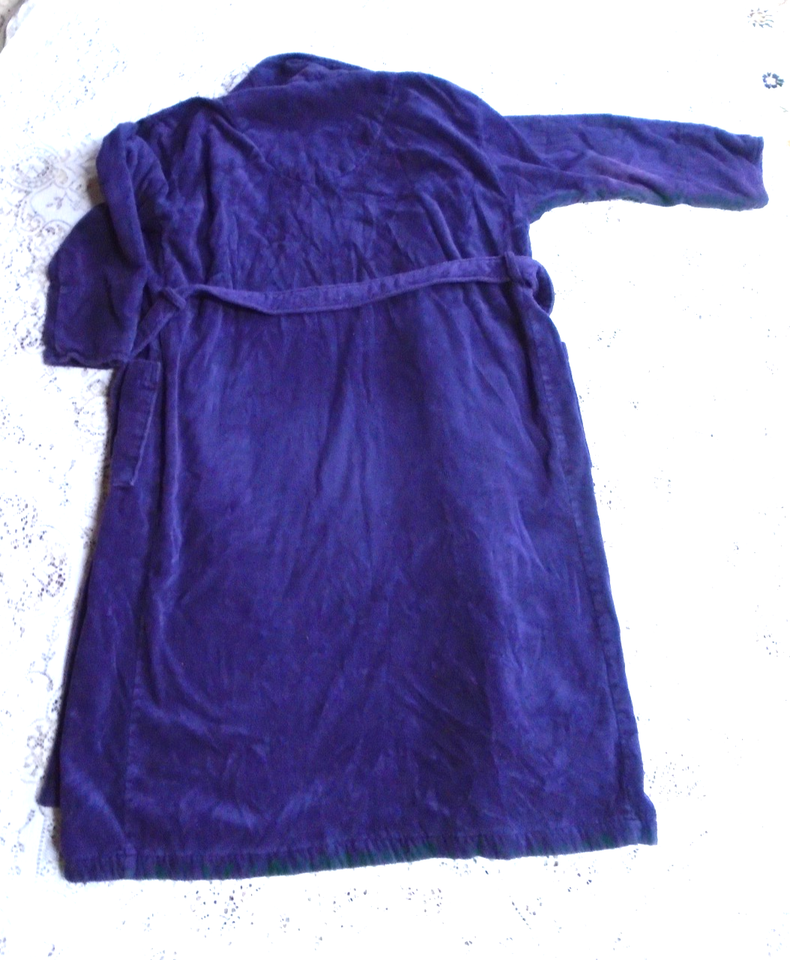 Vintage Delicates SPA Purple Robe 100% Cotton Made in Turkey Women's ...