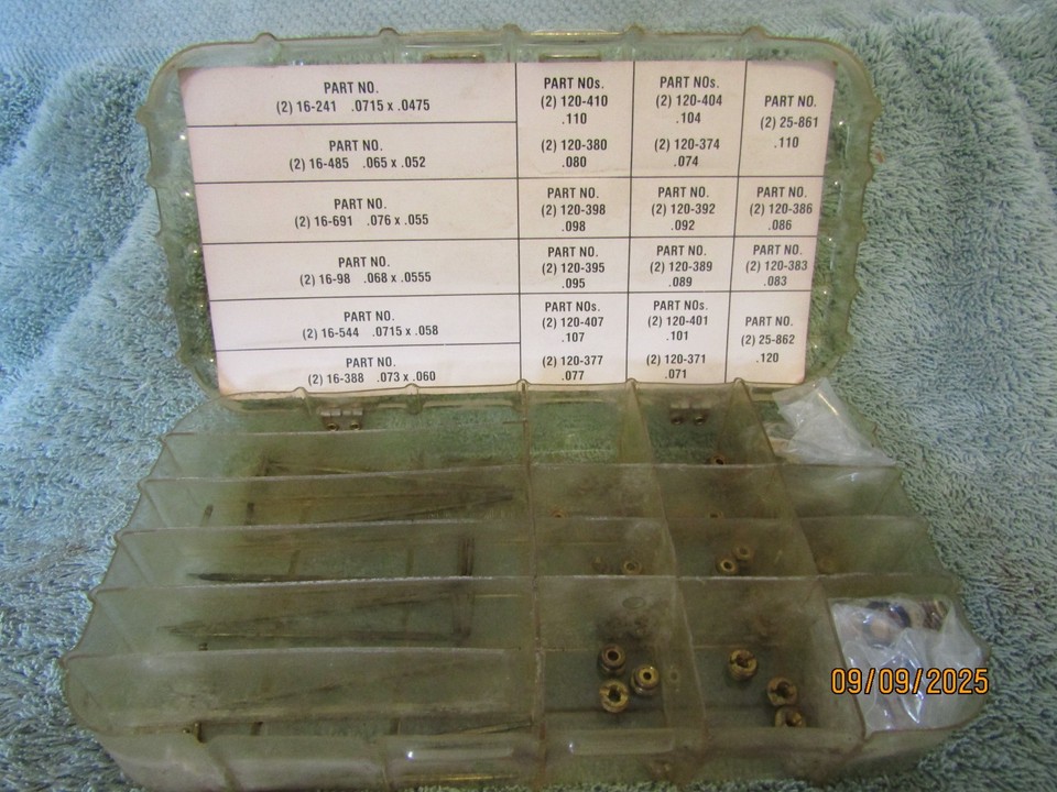 Carter Strip-Kit # 10-201 For All AFB Models Metering rods Jets Mopar ...