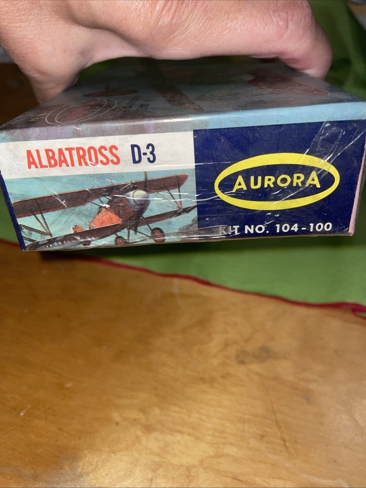 Vintage 1956 Aurora German World War I Albatross D-3 Factory Sealed ...