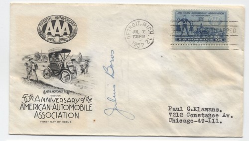 1949 cover with autograph professional golfer Louise Suggs [y9758] | eBay