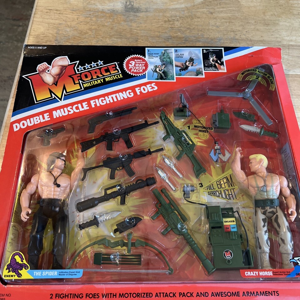 M Force Military Muscle Double Muscle Fighting Foes Motorized Attack ...