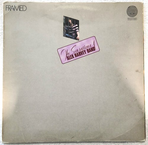 THE SENSATIONAL ALEX HARVEY BAND - FRAMED (1st LP repress Virgin label ...