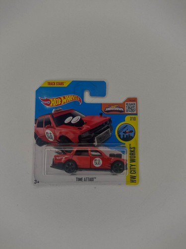Mattel Hot Wheels "HW City Works" Time Attaxi Red 2016 --Short Card ...