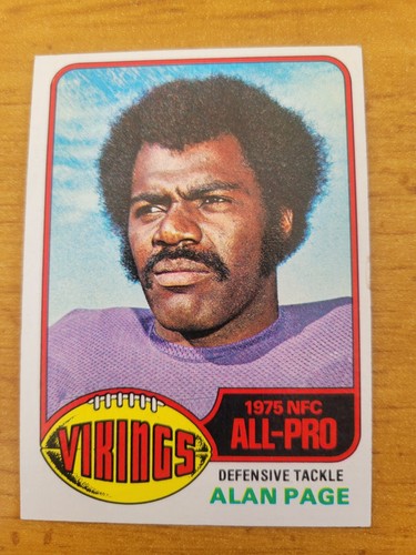 1976 Topps Football Alan Page All-Pro Card #150 NM | eBay
