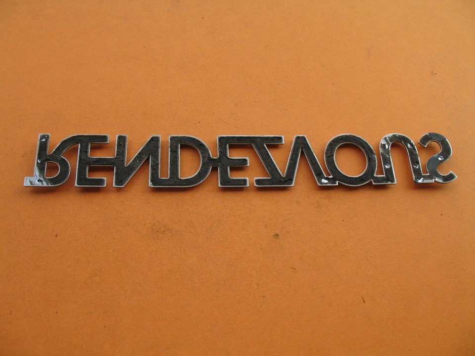02 03 04 05 06 BUICK RENDEZVOUS REAR SILVER EMBLEM LOGO BADGE SIGN ...