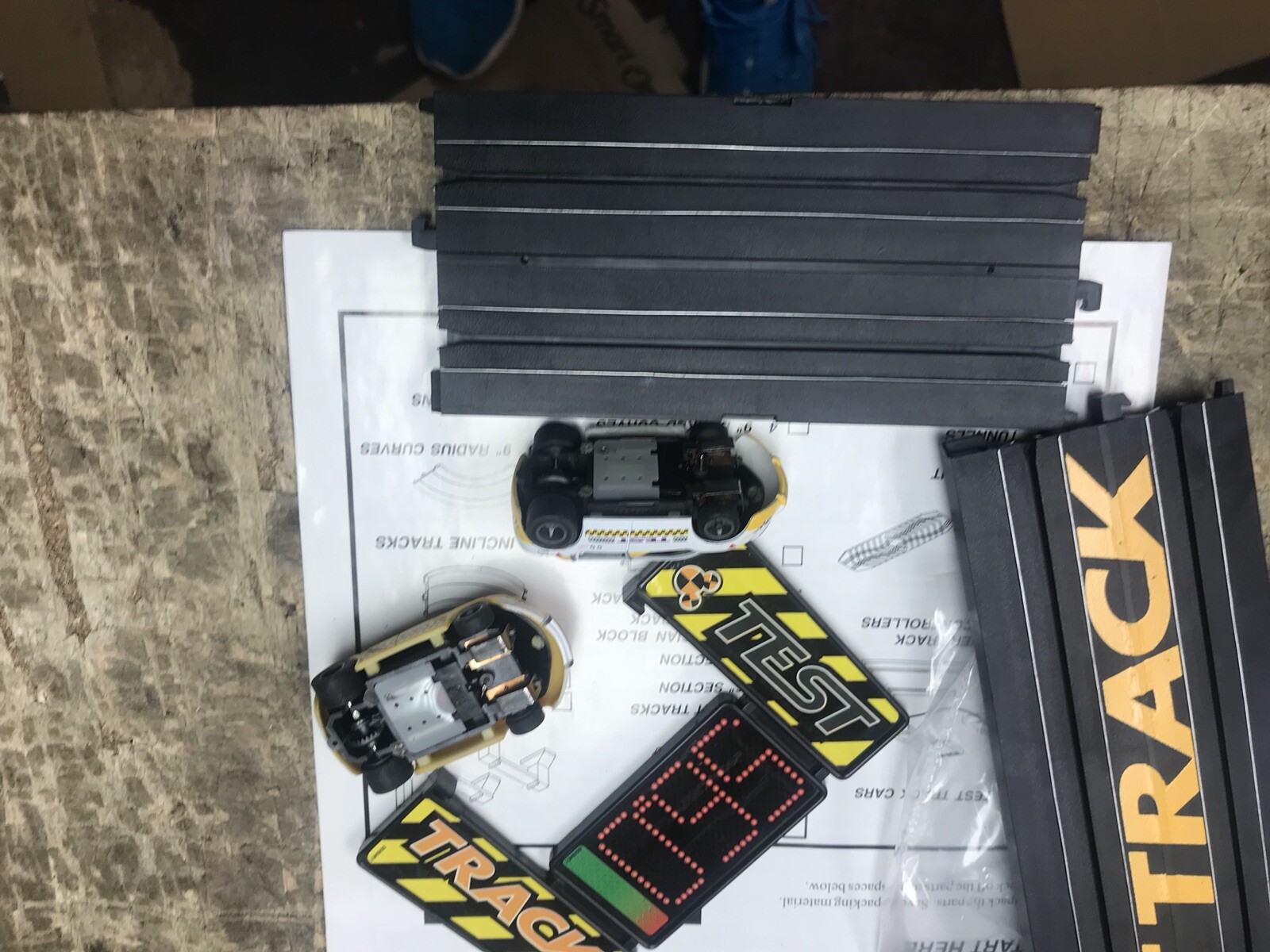 Disney Epcot Test Track Race Set Slot Car Life Like WITH CARS RARE | eBay