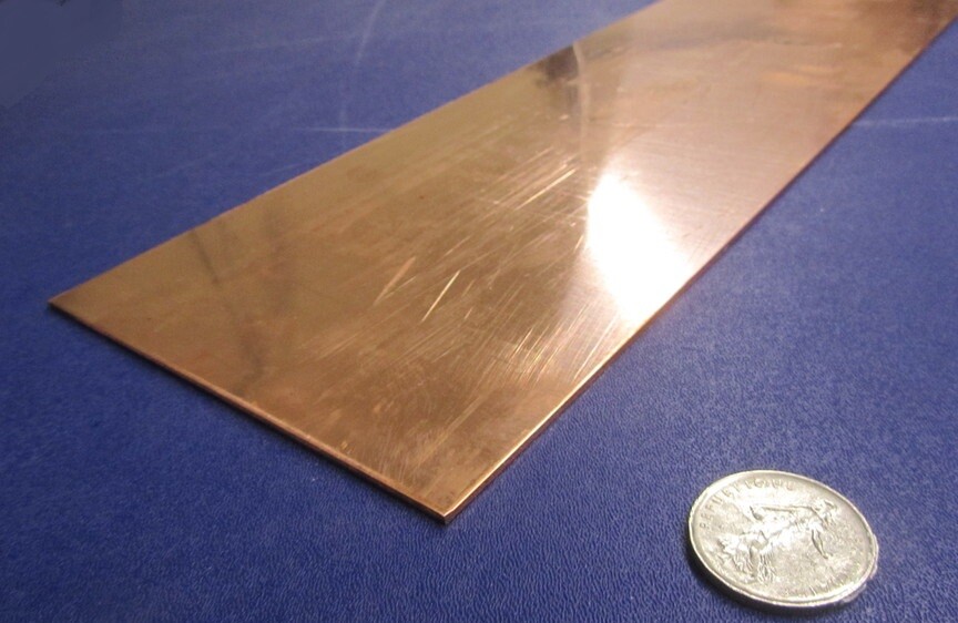110 Copper Bar H02 .025" Thick x 6.0" Wide x 36.0" Length | eBay