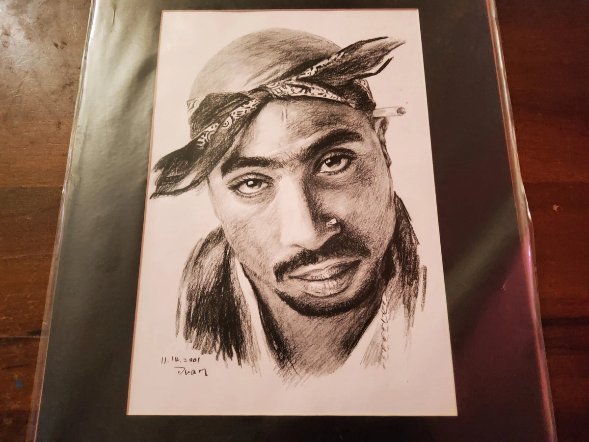 Tupac Drawing Step By Step