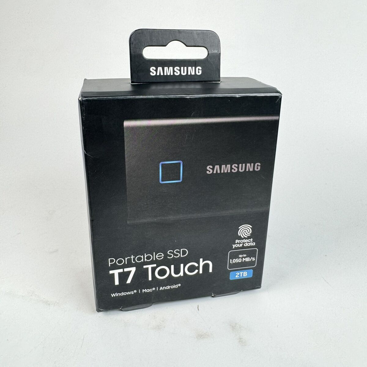 Samsung T7 Touch 2TB Portable External SSD - Black (MU Samsung T7 Touch 2TB Portable External SSD - Black (MU
