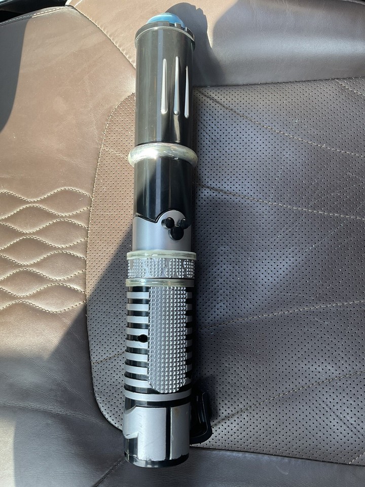 Disney Parks Jedi Mickey Mouse Blue Lightsaber Star Wars (24) | eBay