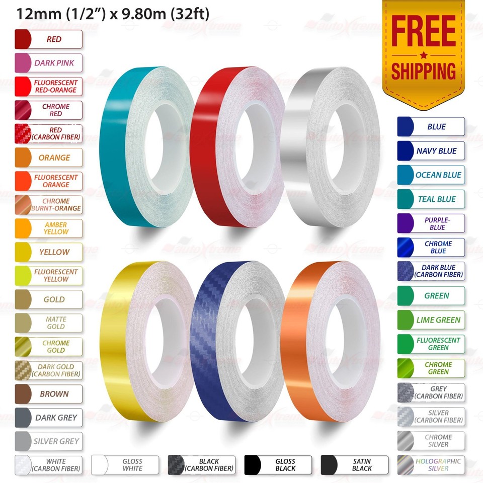 Roll PIN STRIPE Car PinStriping Body Decoration Line TAPE Decal Vinyl ...