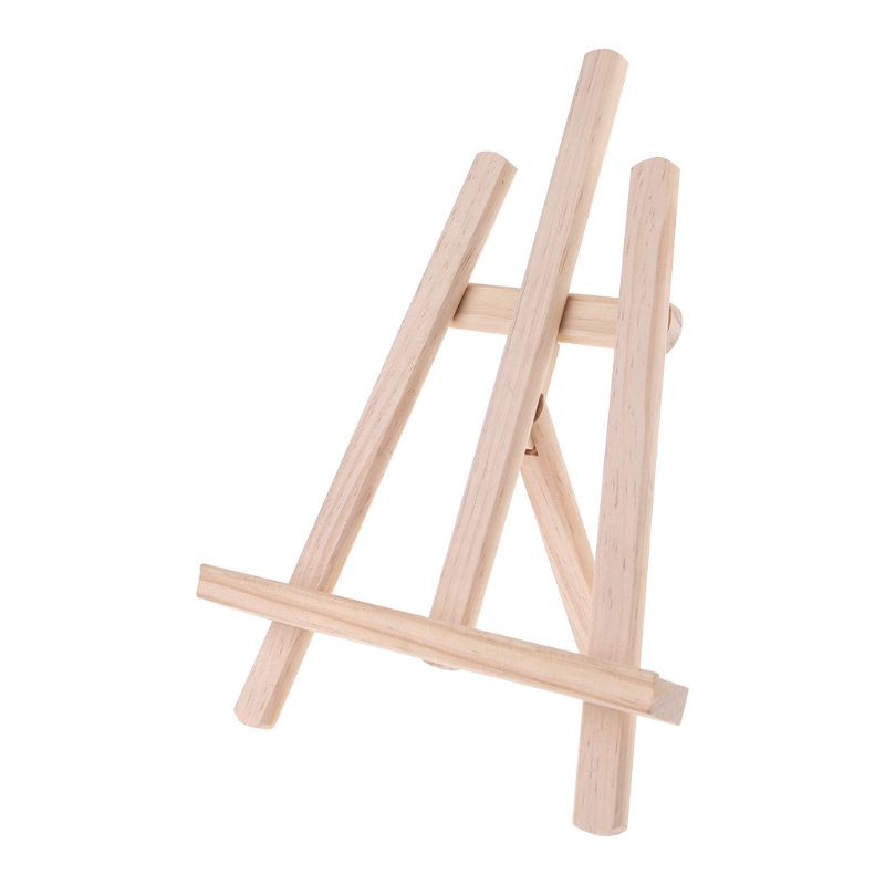Small Wooden Easel A-shaped Photo Frame Stand Table Canvas Holder Stand ...
