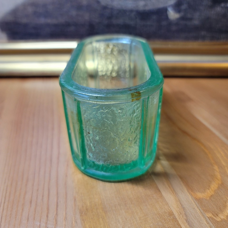 Vintage Tiffin Green Depression Glass Bulb Box Planter #8130 | eBay