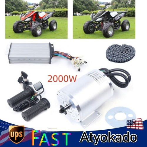 2000W DC 48V Electric Brushless Motor For E-bike Scooter Bicycle ...