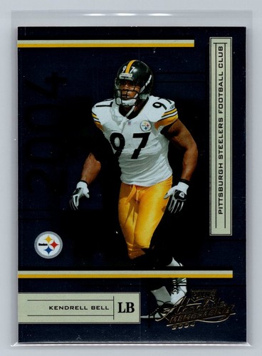 Kendrell Bell 2004 Playoff Absolute Memorabilia #117 Retail Pittsburgh ...