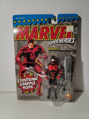 1994 Toy Biz Marvel Super Heroes Daredevil Exploding Grapple Hook Figure | eBay