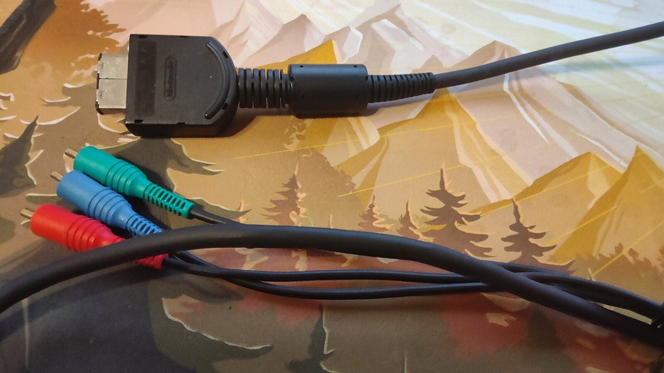 Original OEM Nintendo Brand GameCube Digital AV Component Cable Cord ...