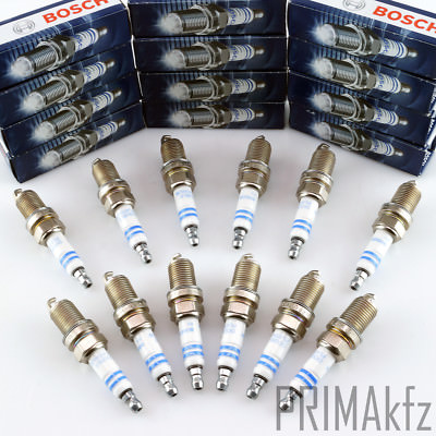12x BOSCH Candele Doppio Platin per Mercedes 202 210 211 163 220 639 | eBay
