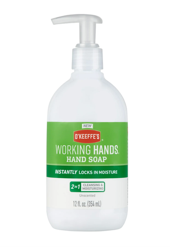 O'Keeffe's Working Hands 12oz Pump Bottle Unscented Liquid Hand Soap ...