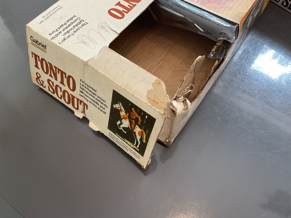 Gabriel Lone Ranger & Silver, Tonto & Scout Vintage 1977 Lot Action ...