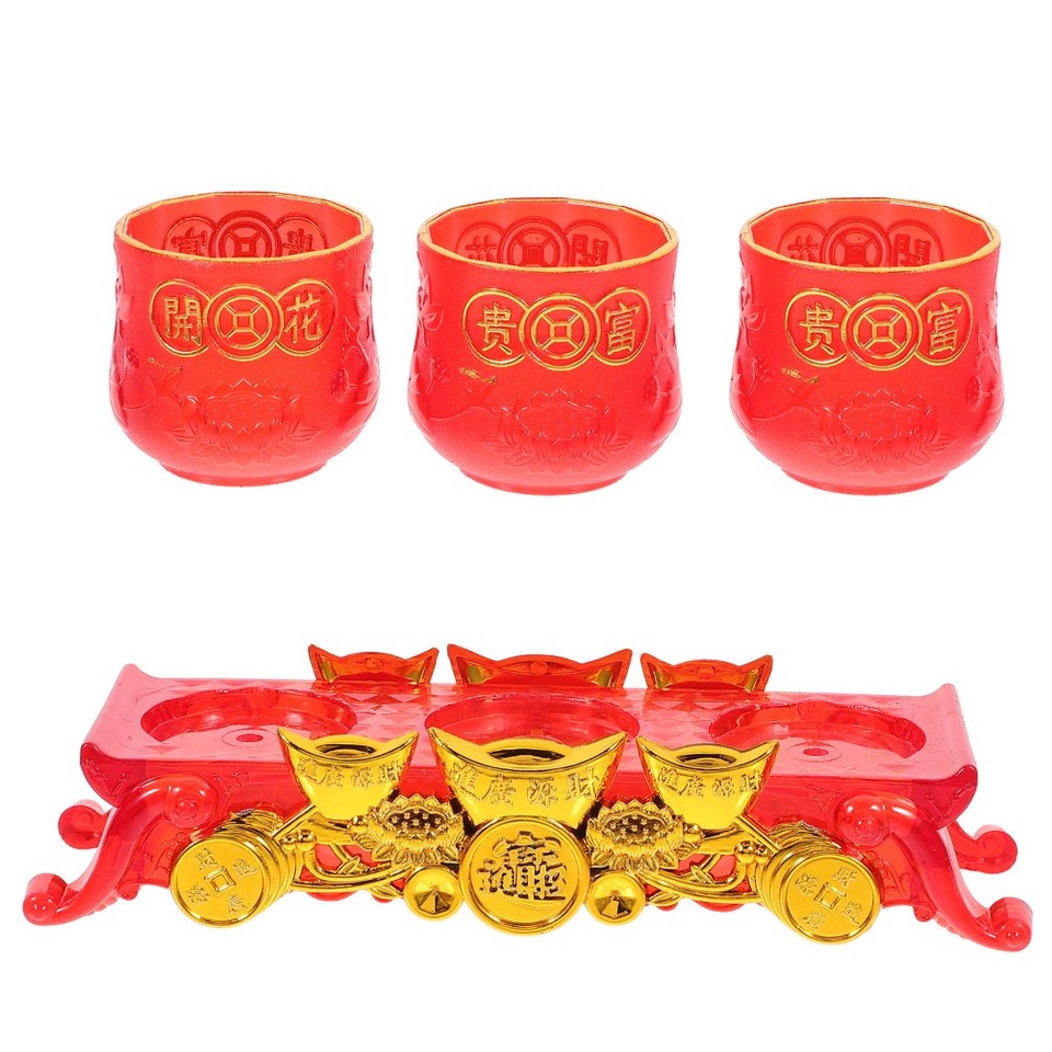 Offering Cup with Base Temple Supplies Desktop Ornament Enshrine | eBay ...