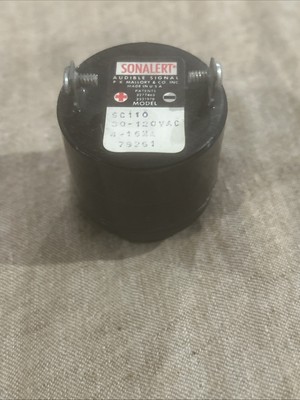Mallory SC110 Sonalert Electronic Audible Signal, 30-120 VAC, 4-162 A ...