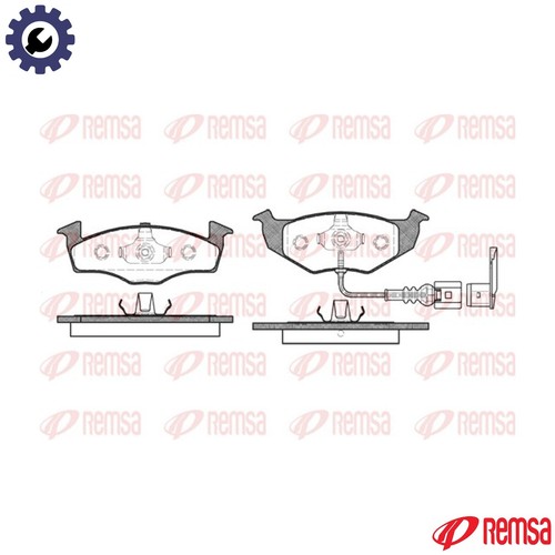 BRAKE PAD SET DISC BRAKE 0609.11 FOR SKODA FABIA/II/Combi/Praktik VW ...