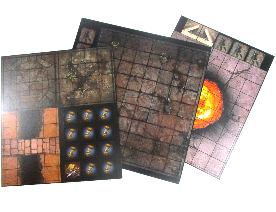 HEROQUEST: Against The Ogre Horde MAP TILES & TOKENS Avalon Hill NEW ...