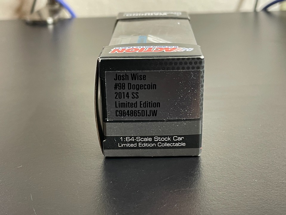 2014 Action 1:64 Josh Wise #98 diecast Dogecoin car, in box. | eBay